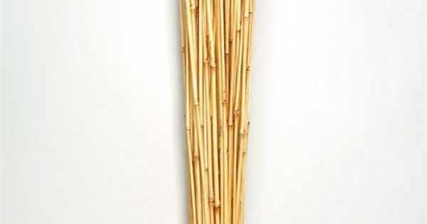 Dried Honey Bamboo Stack - 4ft Natural