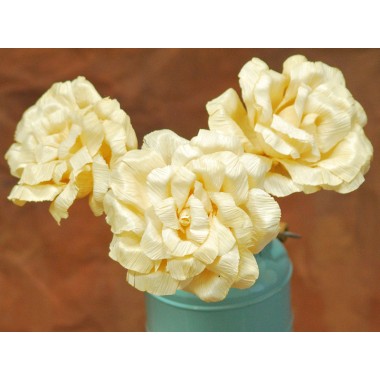 Dried Mum Flowers - 6 Mum Flower Stems