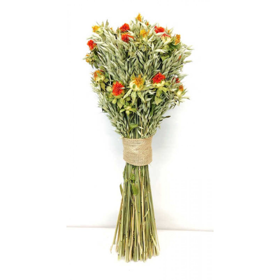 Safflower Sunrise Flower Bouquet | Oats Bouquet | Dried Flower Bouquet