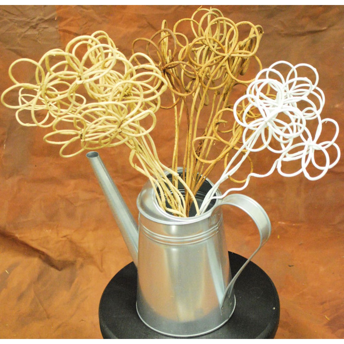 Dried Latta Flowers, Dried latta spirals, Dried Palm Circles