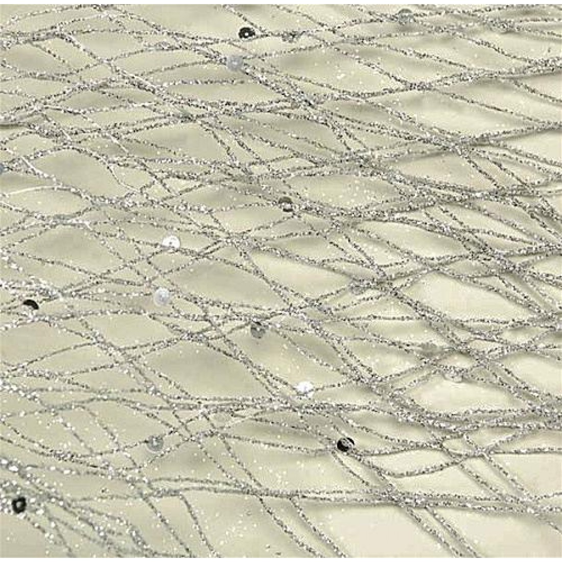 Silver Netting - Decorative Floral Netting